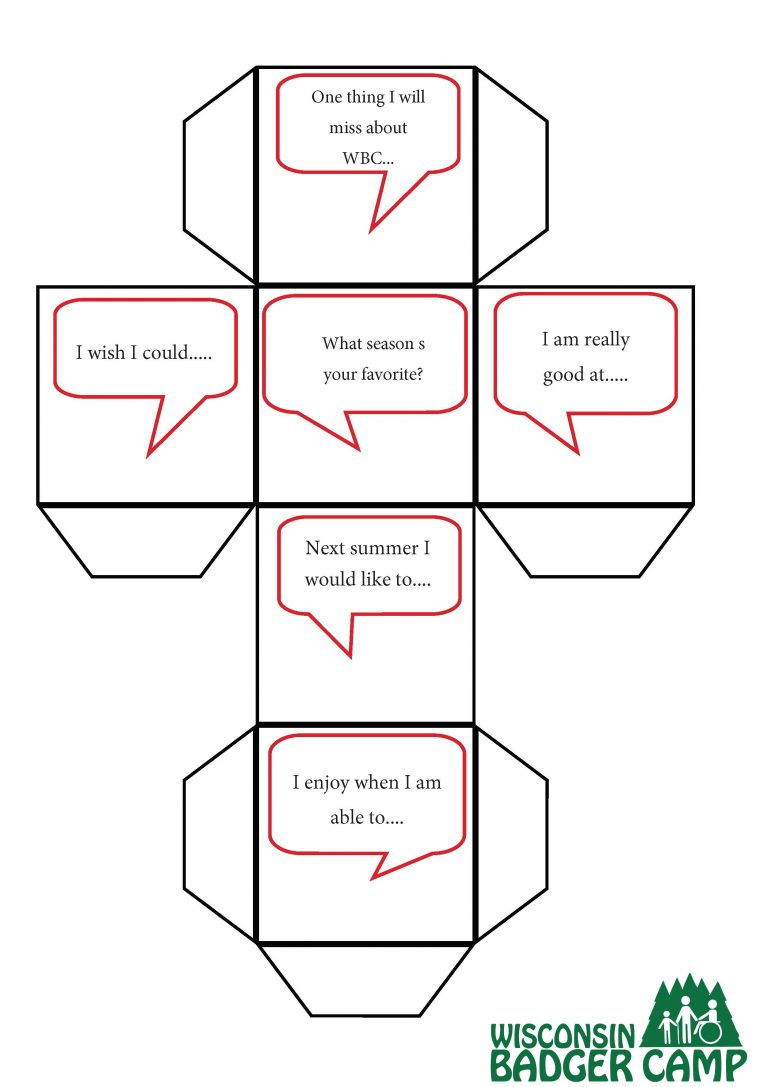 Discussion cube/Get to know you cube