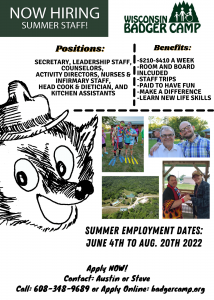 Wisconsin Badger Camp – Summer Camp Programs for Special Needs