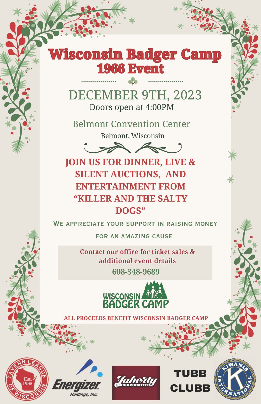 Wisconsin Badger Camp © 2023 webwisedesign.com